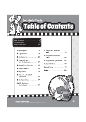 Quiz-Quiz-Trade Grammar - Kagan Australia