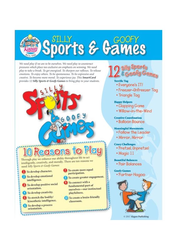 SmartCard- Silly Sports & Goofy Games - Kagan Australia SmartCard- Silly Sports & Goofy Games - Kagan Australia